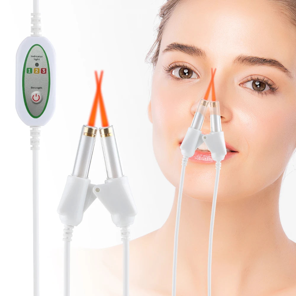 650nm Ear Laser Therapy Massage Irradiation Physiotherapy Earplug Otit ...