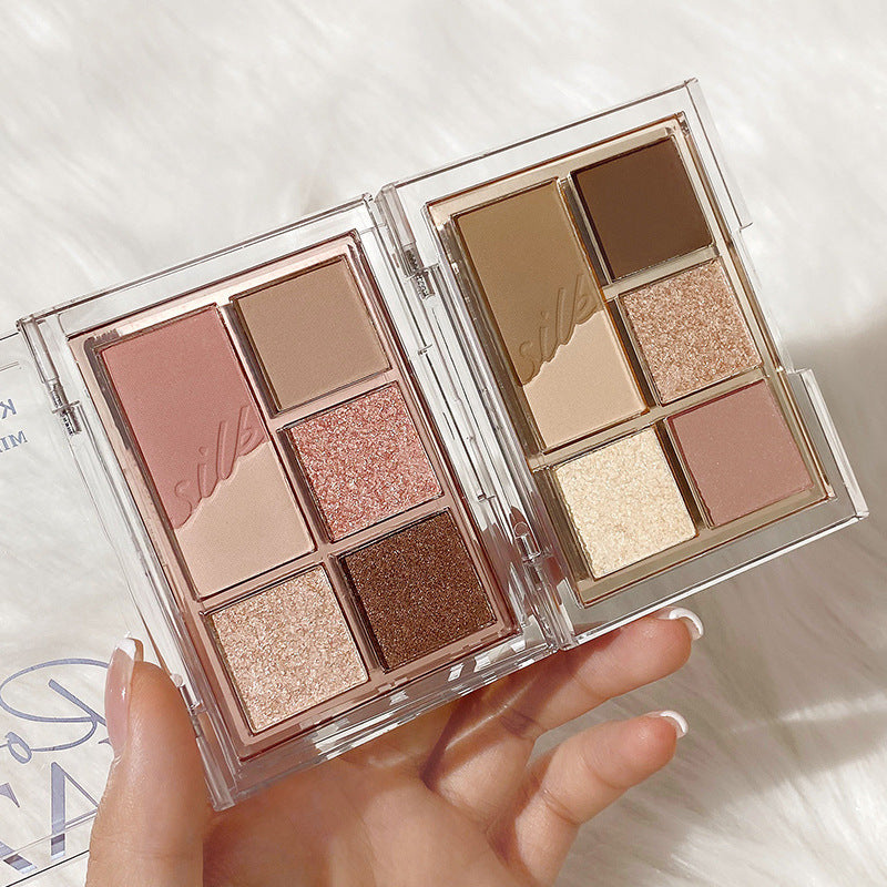 Mini Pearlescent Matte Eyeshadow Palette – Sea Blue Mall